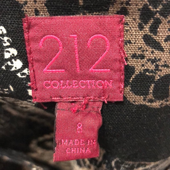 Dresses | 212 Collection Black Floral Print Dress 8 | Poshmark